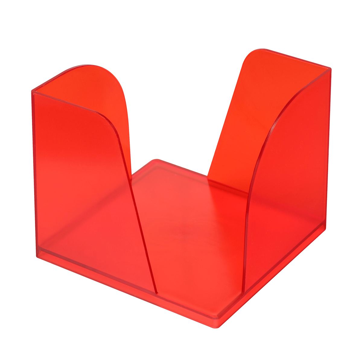 Zettelbox "Gamma" | transparent rot | 8035-F1