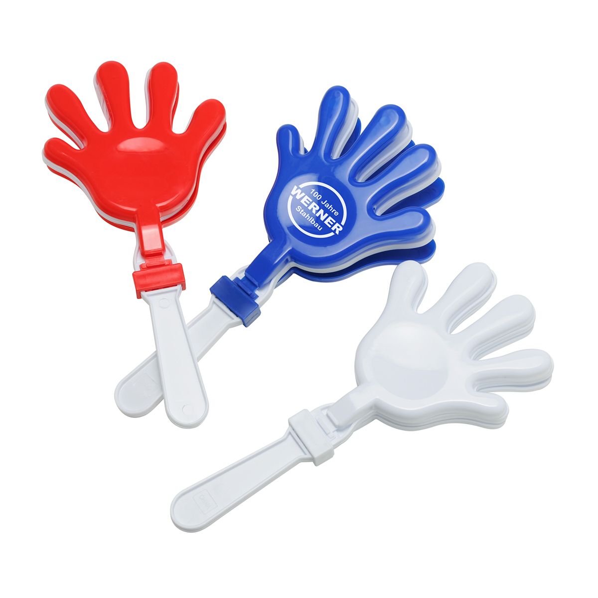 Clapping hands, mini | red | white | 8193-0-1